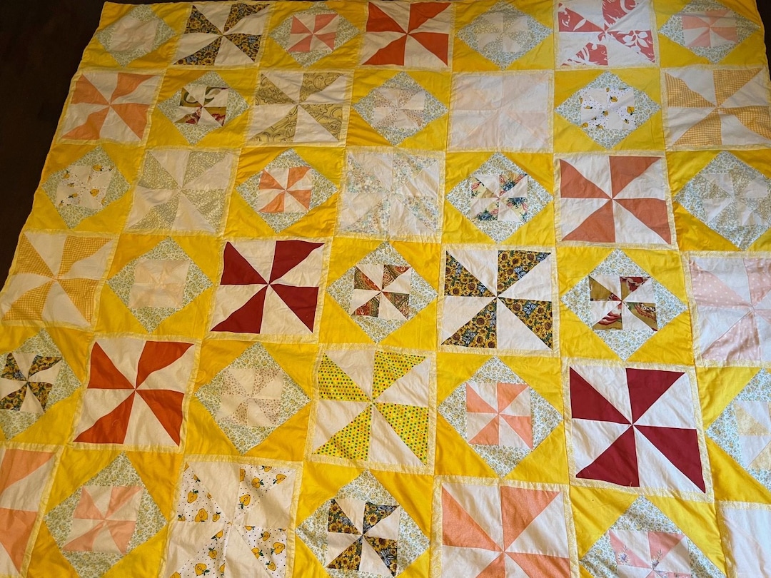 Summer Pinwheels Quilt - Etsy