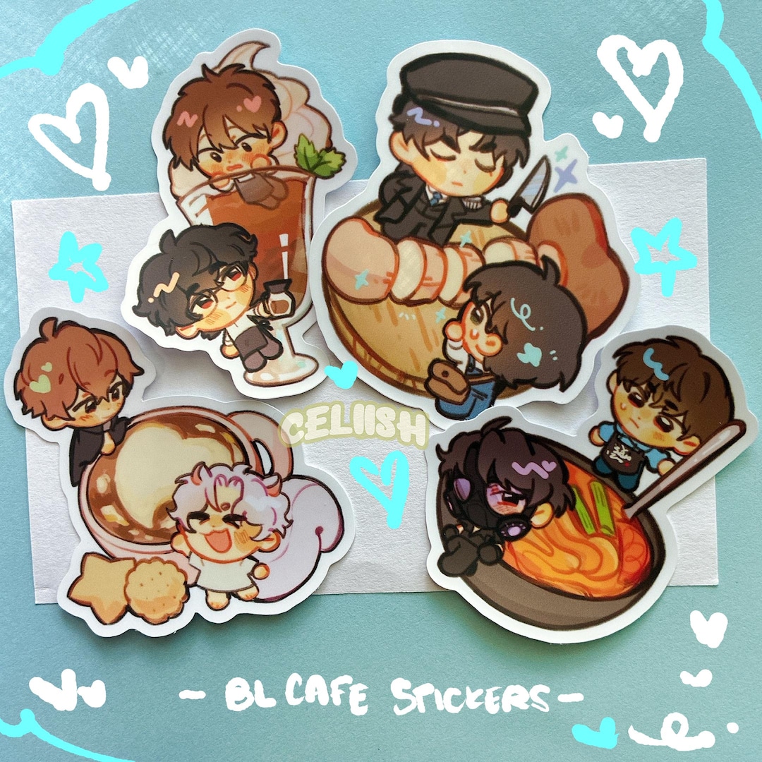 BL Cafe Stickers - 2.5" - Etsy