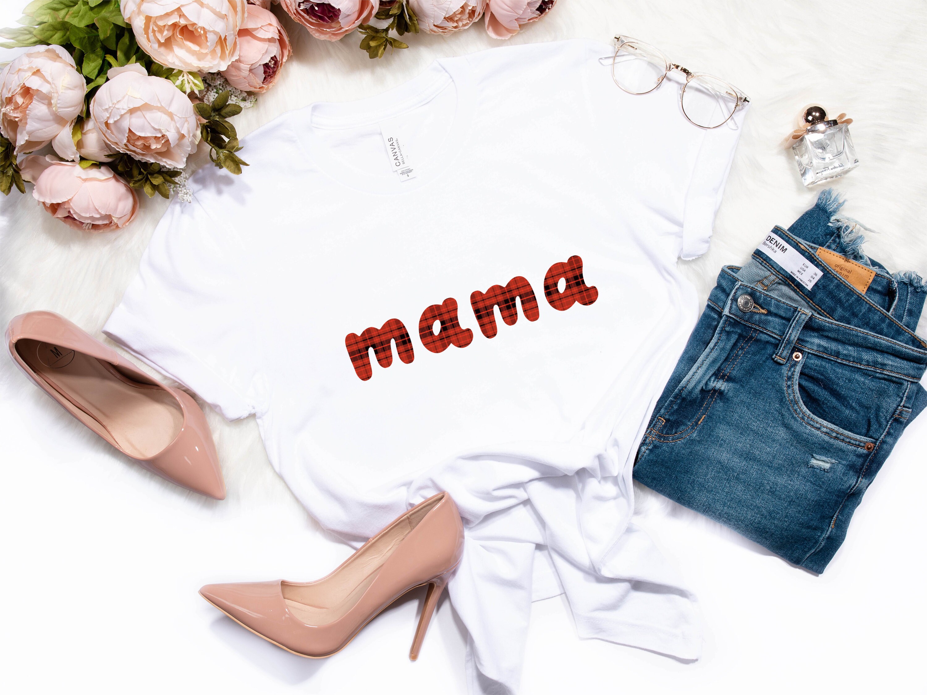 Mama Plaid,mama and Mini Shirt,mama and Me,new Mom Gift,gift for New ...