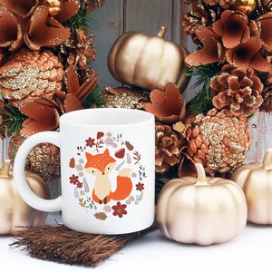 Fall Foxy Mug, Fall Mug, Autumn, Gift, Thanksgiving Mug, Fox, Foxy - Etsy