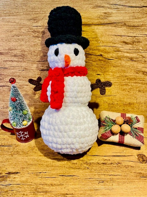 Holly Jolly Snowman Amigurumi Pattern - Etsy