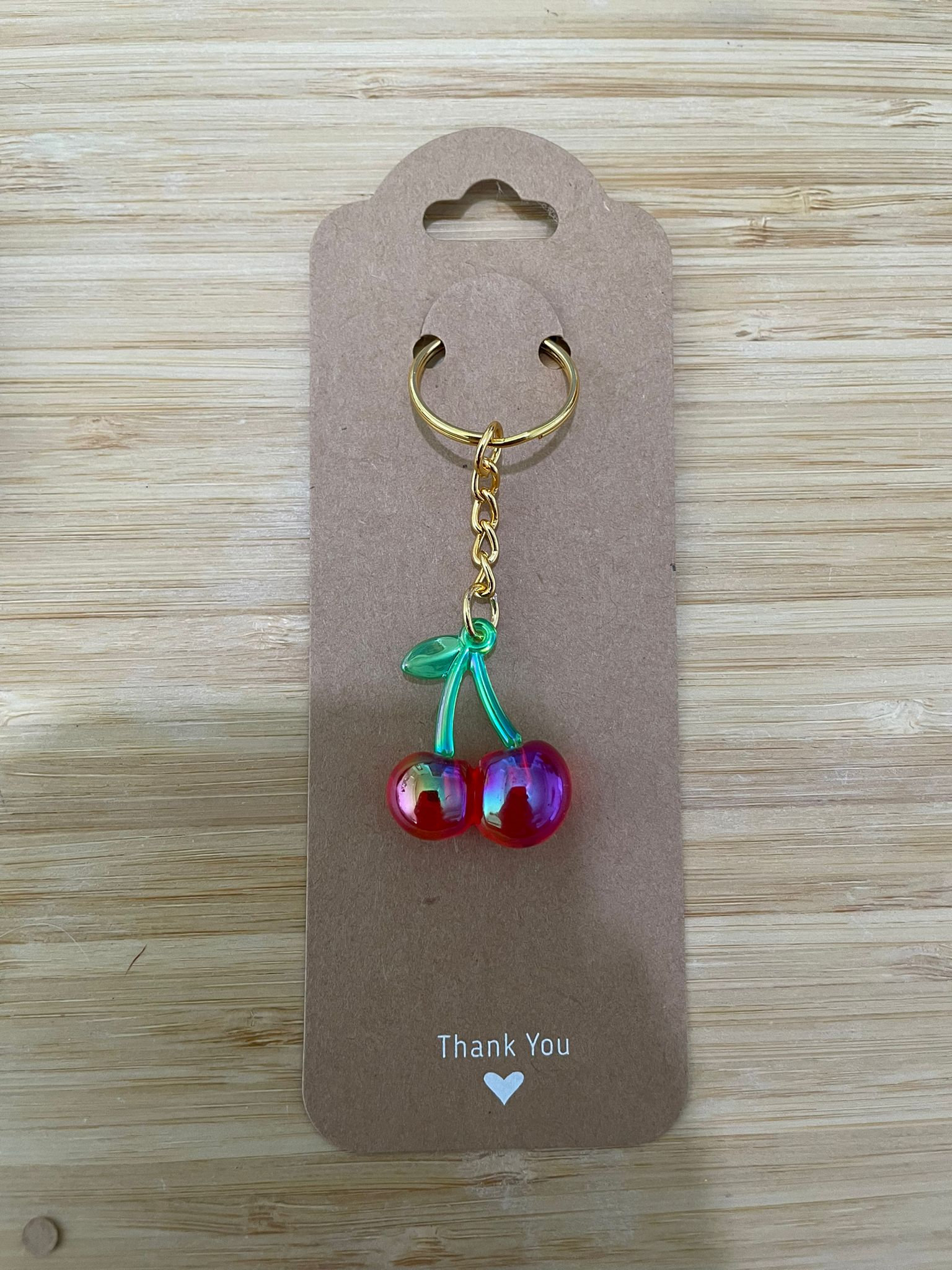 Cherry, Cherry Keychain, Cherry Accessories, Cherries, Iridescent ...