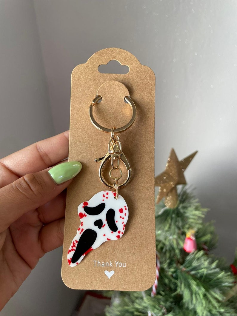 Horror Movie Keychain, Scream Keychain, Scream, Ghostface, Horror ...