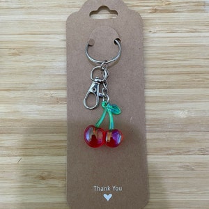 Cherry, Cherry Keychain, Cherry Accessories, Cherries, Iridescent, Keychains - Etsy