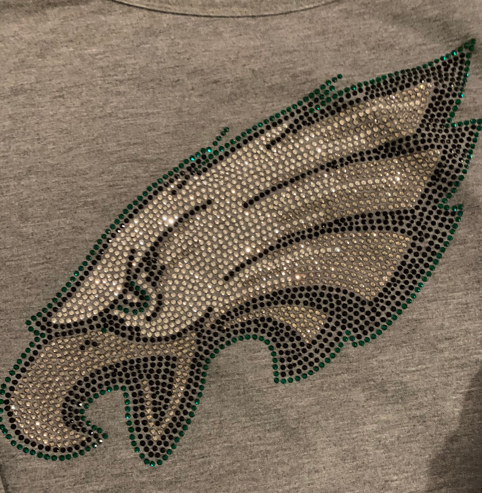 Philadelphia Eagles Rhinestone Iron on Transfer | Etsy