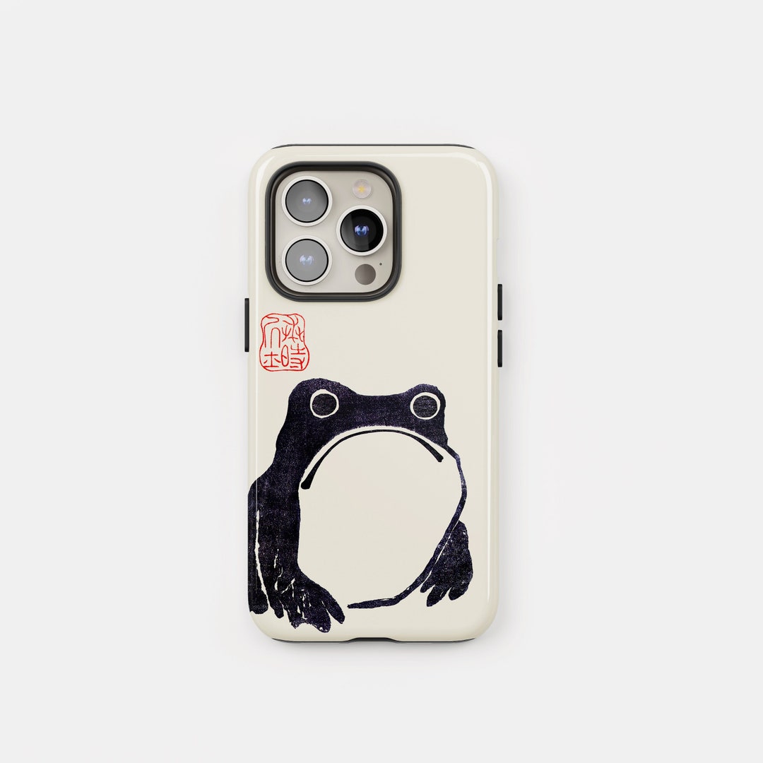 Vintage Japanese Frog Phone Case | Tough, Gloss Art Cover by Matsumoto ...