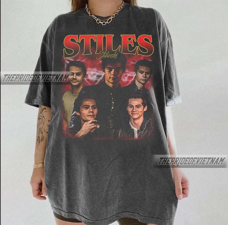 Vintage 90s Bootleg Style Stiles Stilinski T-shirt, Retro Comfort ...