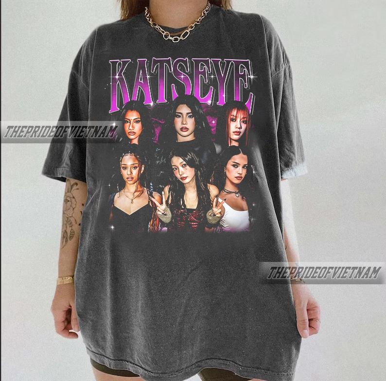 Vintage 90s Bootleg Style Katseye T-shirt, Retro Katseye Comfort Colors ...