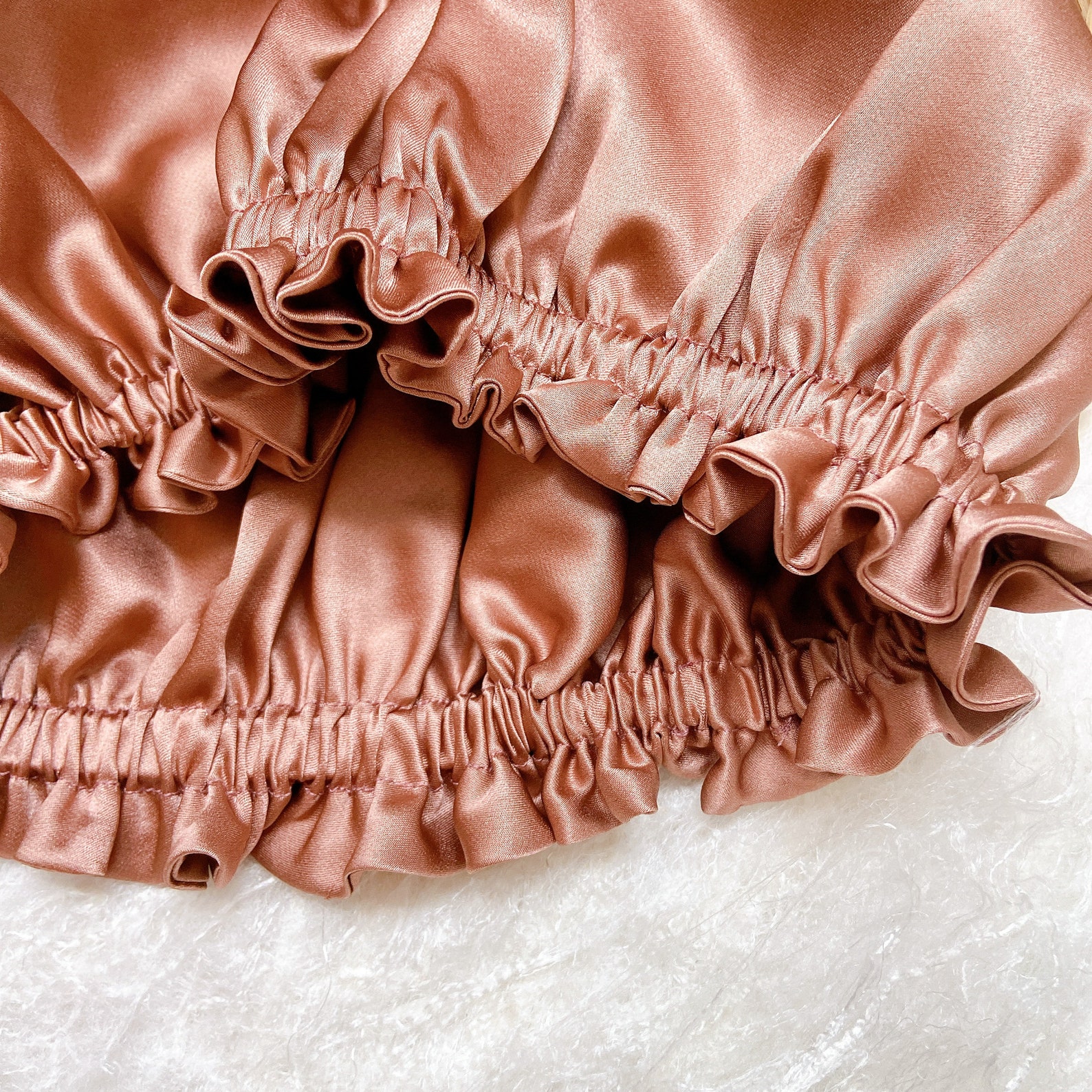 100% Mulberry Silk Bonnet for Natural Hair Care Real Silk - Etsy