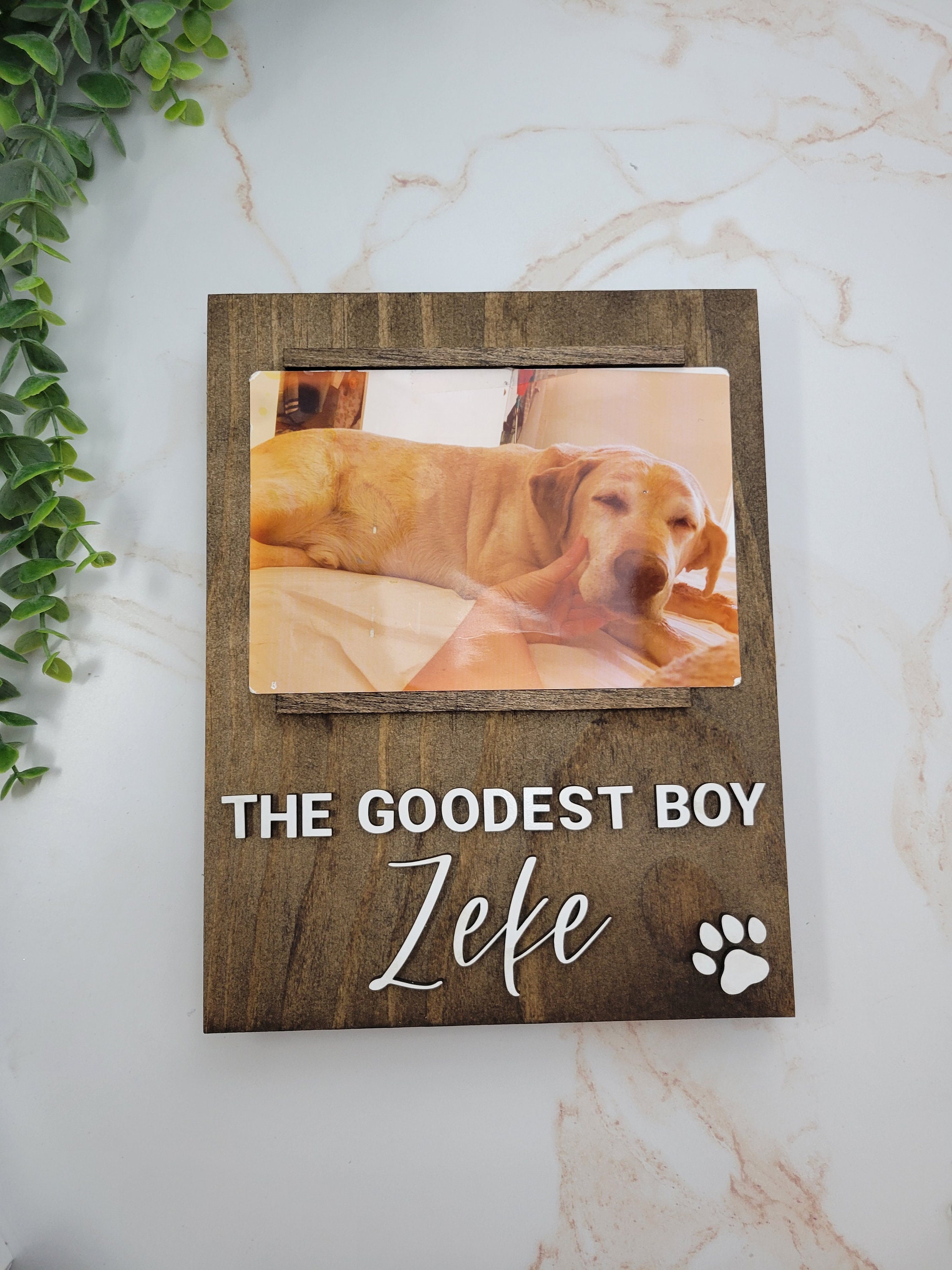 Personalized Pet Picture Frame Dog Photo Frame Custom Dog - Etsy