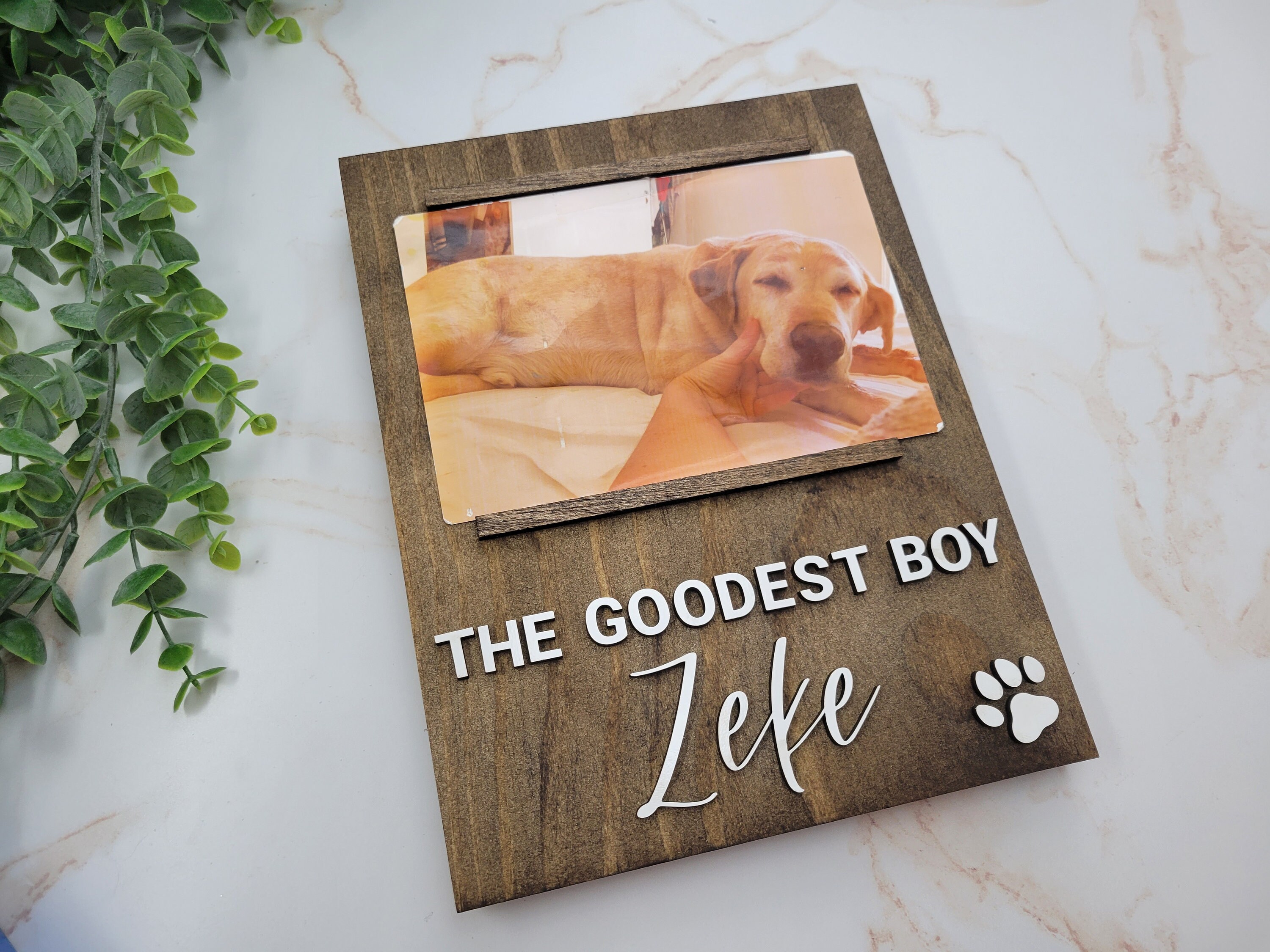 Personalized Pet Picture Frame Dog Photo Frame Custom Dog - Etsy