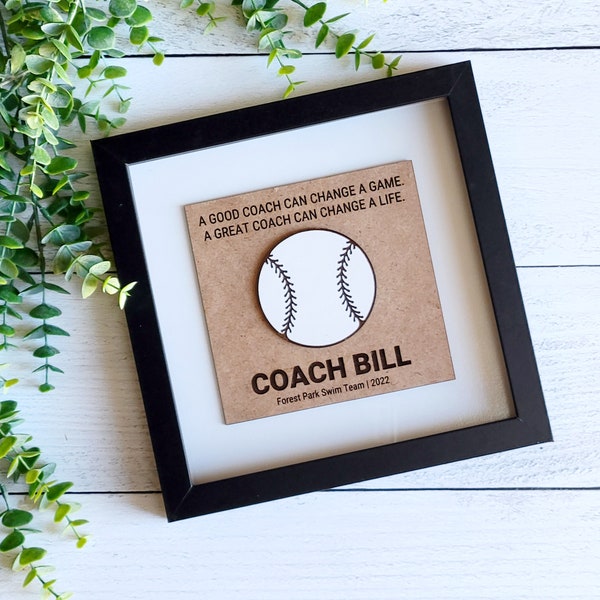 Baseball Coach Frame - Etsy