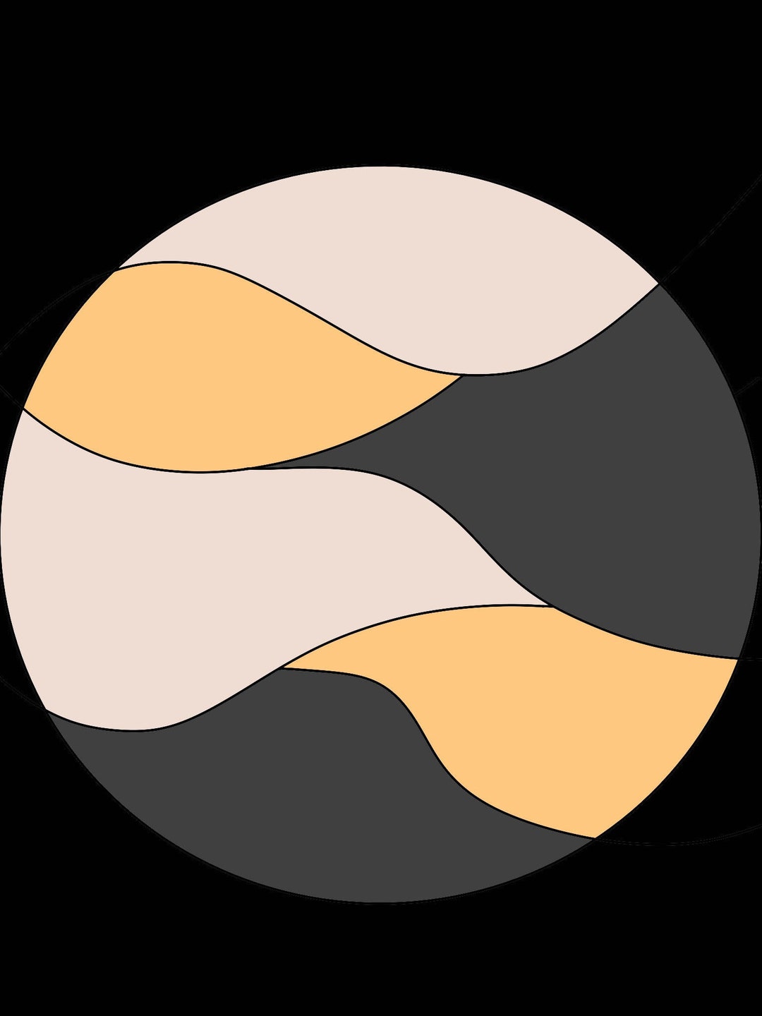 Custom Tri-color Wave Punch Needle - Etsy