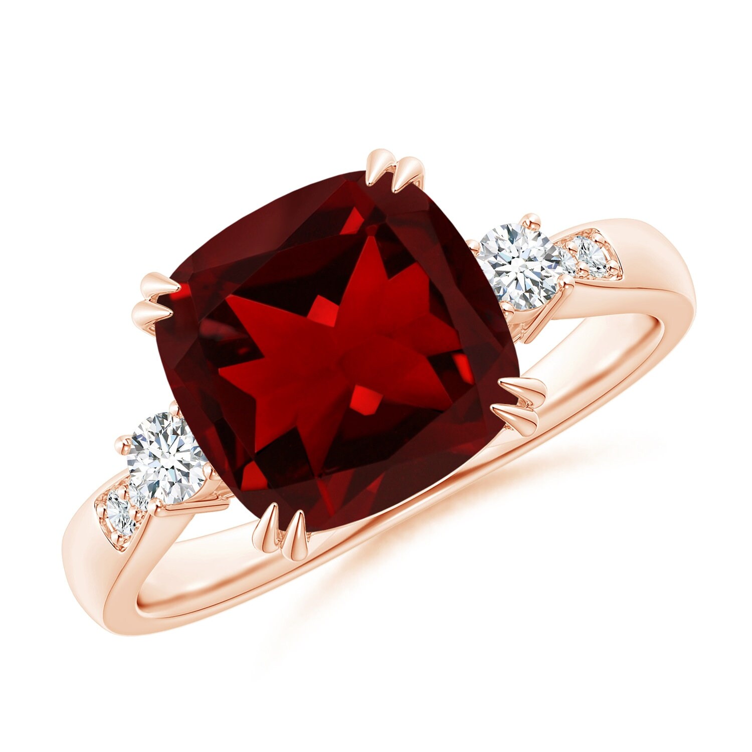 Beautiful Garnet Ring Womens rings 925 sterling silver | Etsy