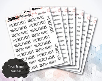 Clean Mama Stickers - Etsy