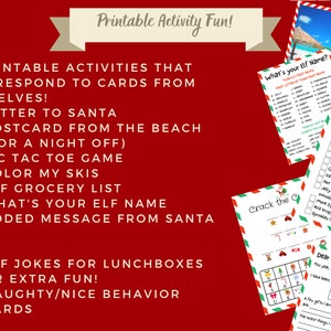 COMPLETE Elf Bundle for 2 ELVES 42 Printable Cards and Activities ...