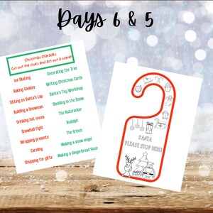 ELF Countdown to Christmas - Printable INSTANT DOWNLOAD 10 Days - Kids ...