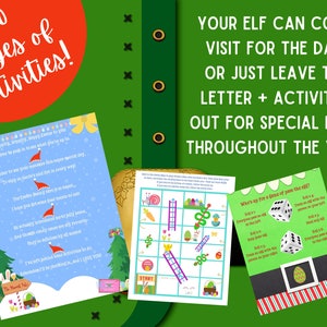 ELF Year-long Bundle - Letters + Activities for Special Occasions All ...