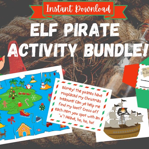 Elf Candy Cane Treasure Hunt INSTANT DOWNLOAD Easy Elf - Etsy
