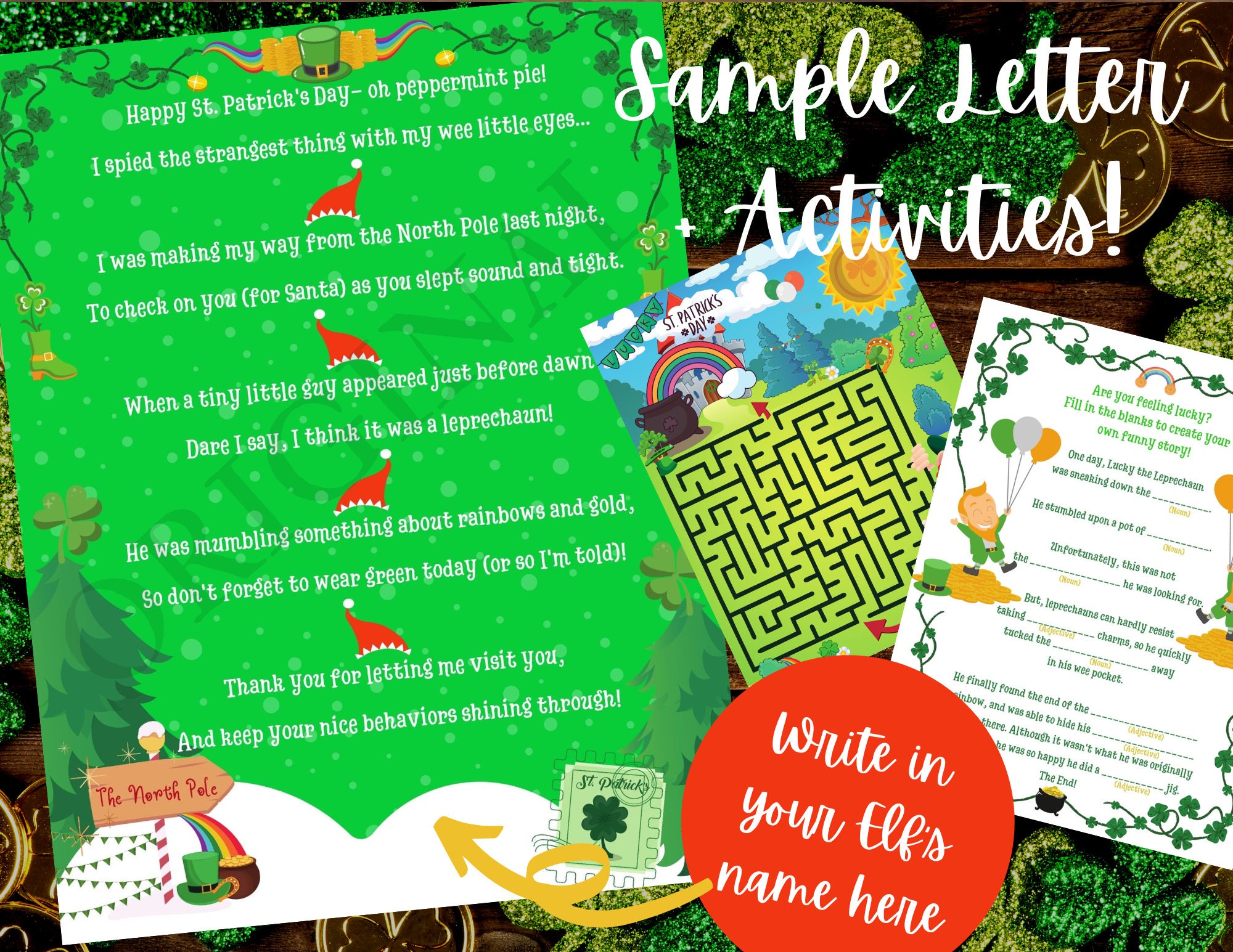 ELF Year-long Bundle Letters Activities for Special - Etsy