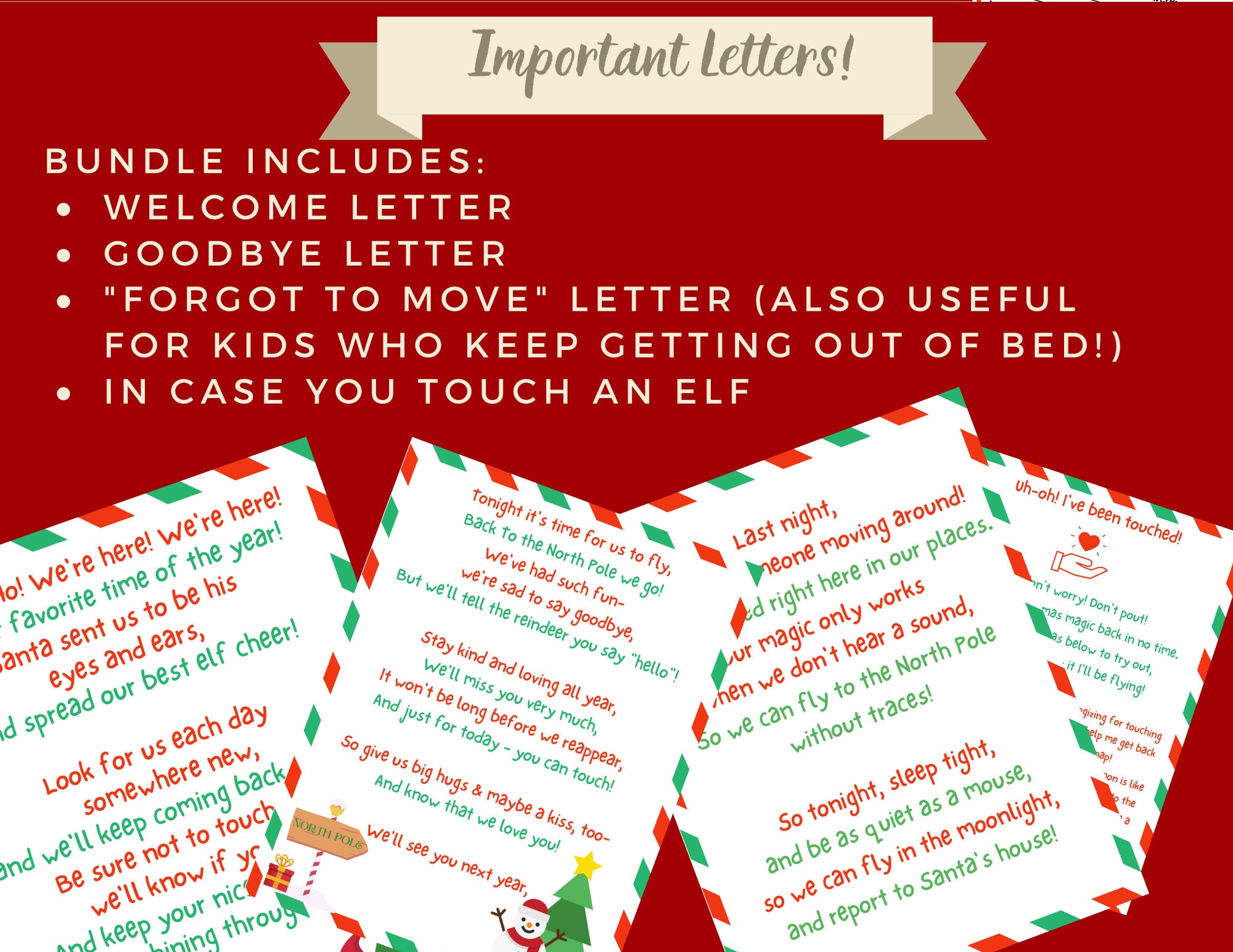 COMPLETE Elf Bundle for 2 ELVES 42 Printable Cards and | Etsy