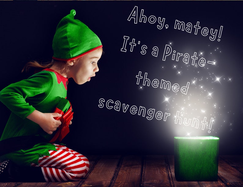 Pirate Elf Activity INSTANT DOWNLOAD Elf Prop Printables - Etsy