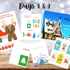 ELF Countdown to Christmas - Printable INSTANT DOWNLOAD 10 Days - Kids ...