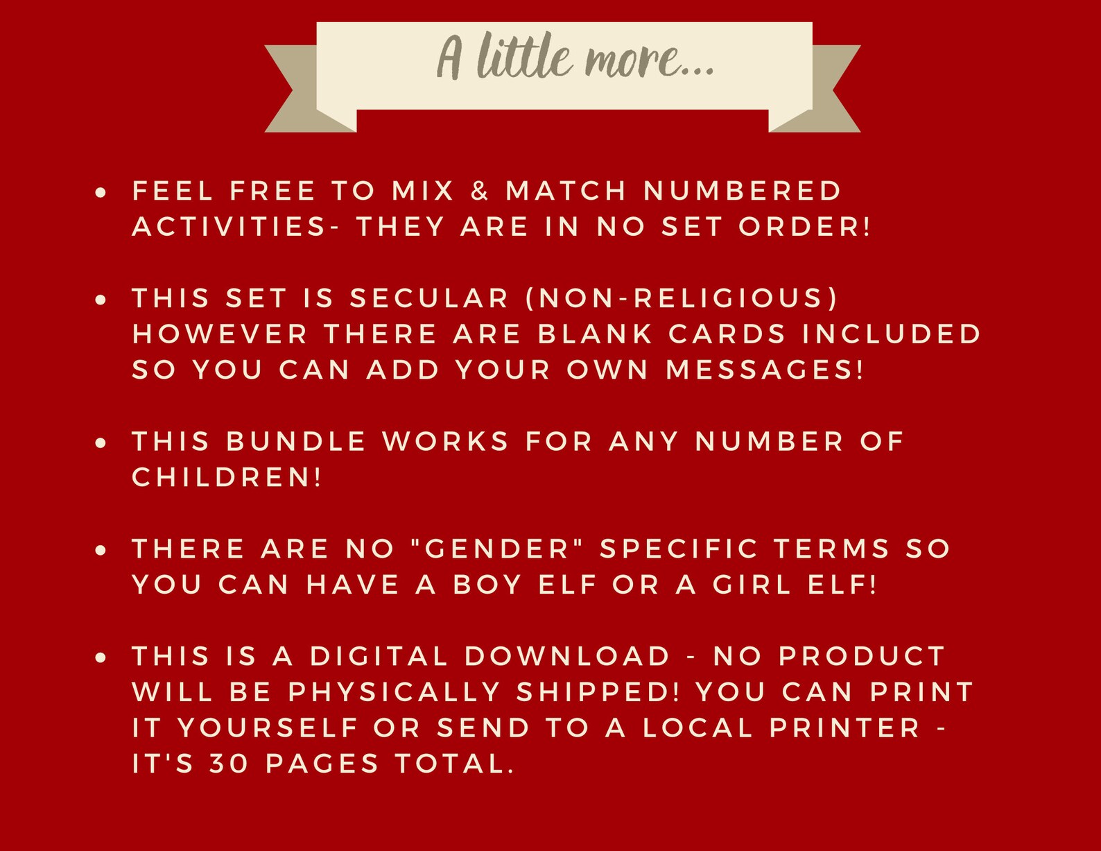 COMPLETE Elf Bundle for 2 ELVES 42 Printable Cards and | Etsy