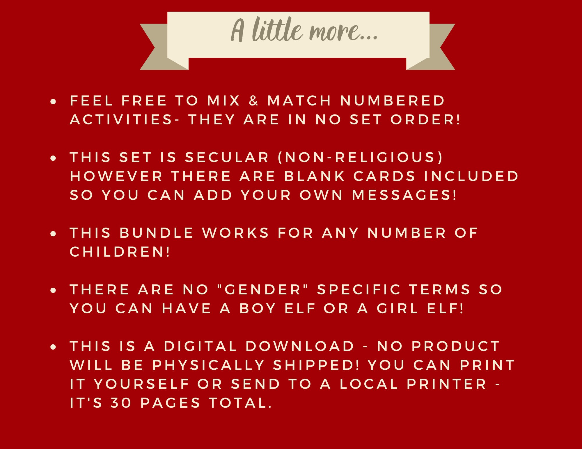 COMPLETE Elf Bundle for 2 ELVES 42 Printable Cards and | Etsy