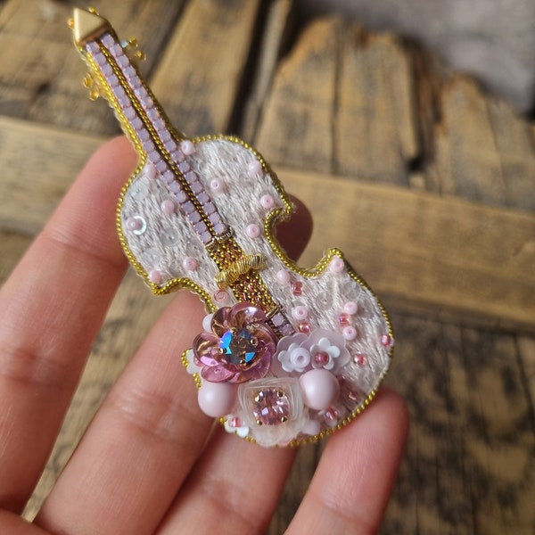 Pink Violin - Etsy