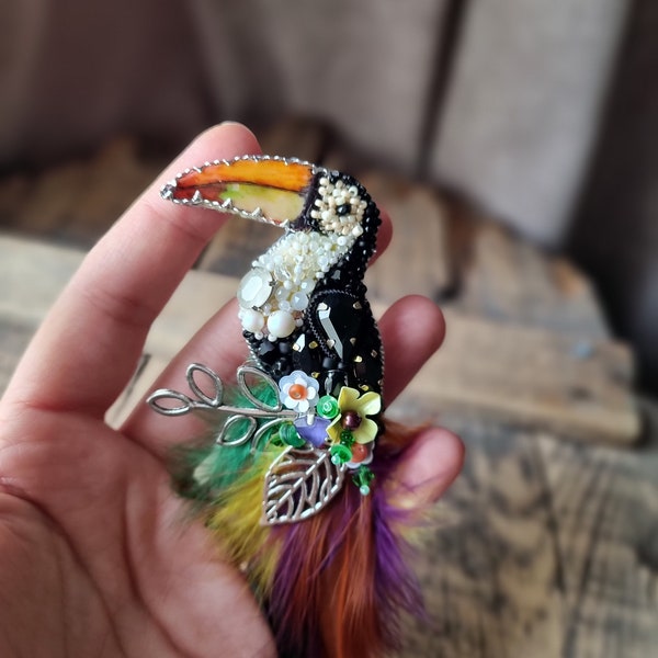 Toucan Brooch - Etsy