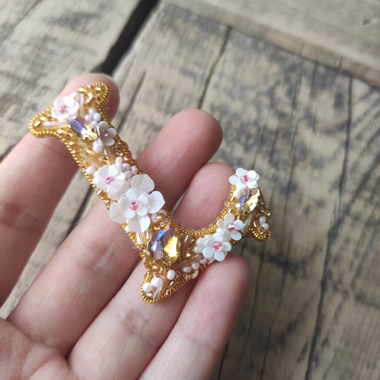 Handmade Letter Broochİnitial Name Jewellrycustomized - Etsy