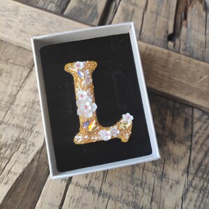 Handmade Letter Brooch,İnitial Name Jewellry,customized Name ...