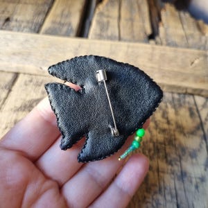 Colorful Beaded Fish Brooch - Handmade Beaded Fish Pin - Unique Gift Idea - Jewelry for Ocean ...