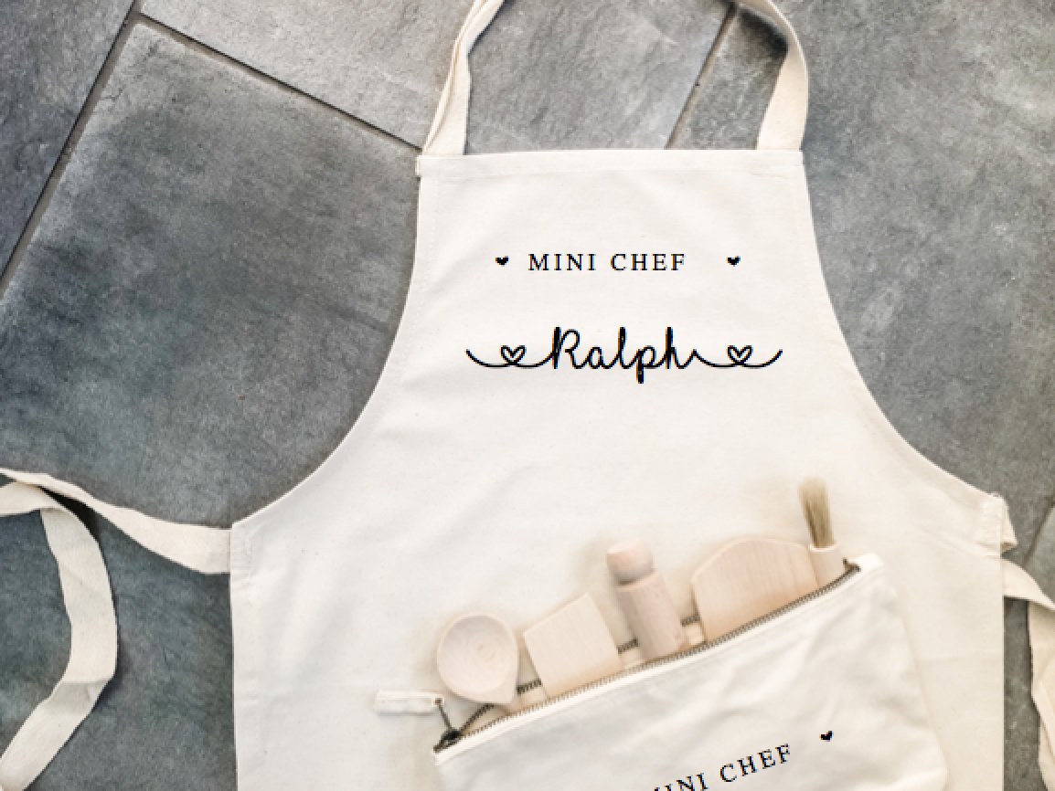Mini Chef Apron, Kids Apron, Chef, Baking, Cooking Gift, Childs Apron ...