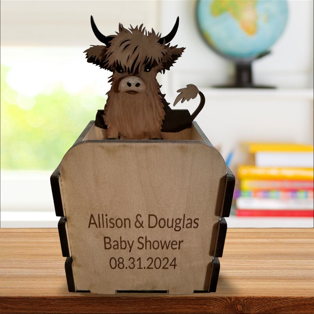 Highland Cow Crate - Etsy