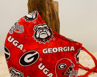 University of Georgia Face Mask - Etsy