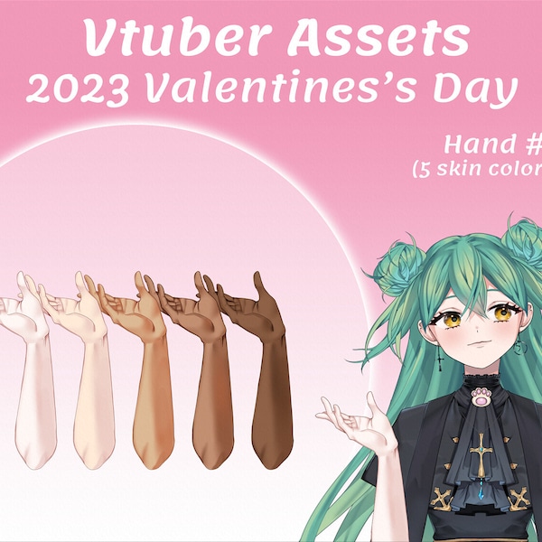 Vtuber Hand Asset - Etsy