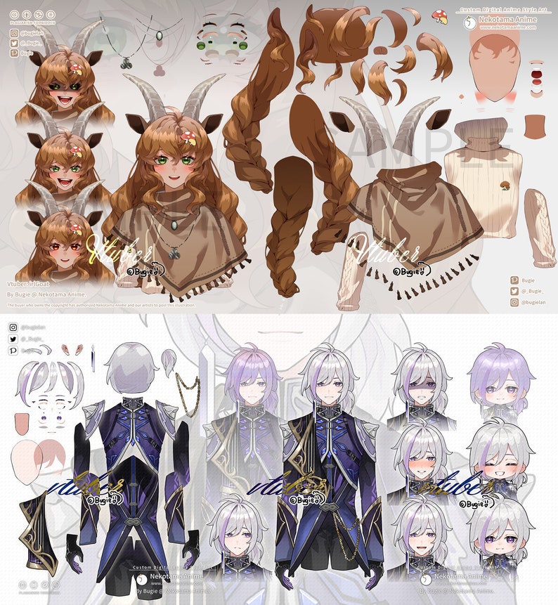 Pro Anime Style Digital Commission/profile - Etsy