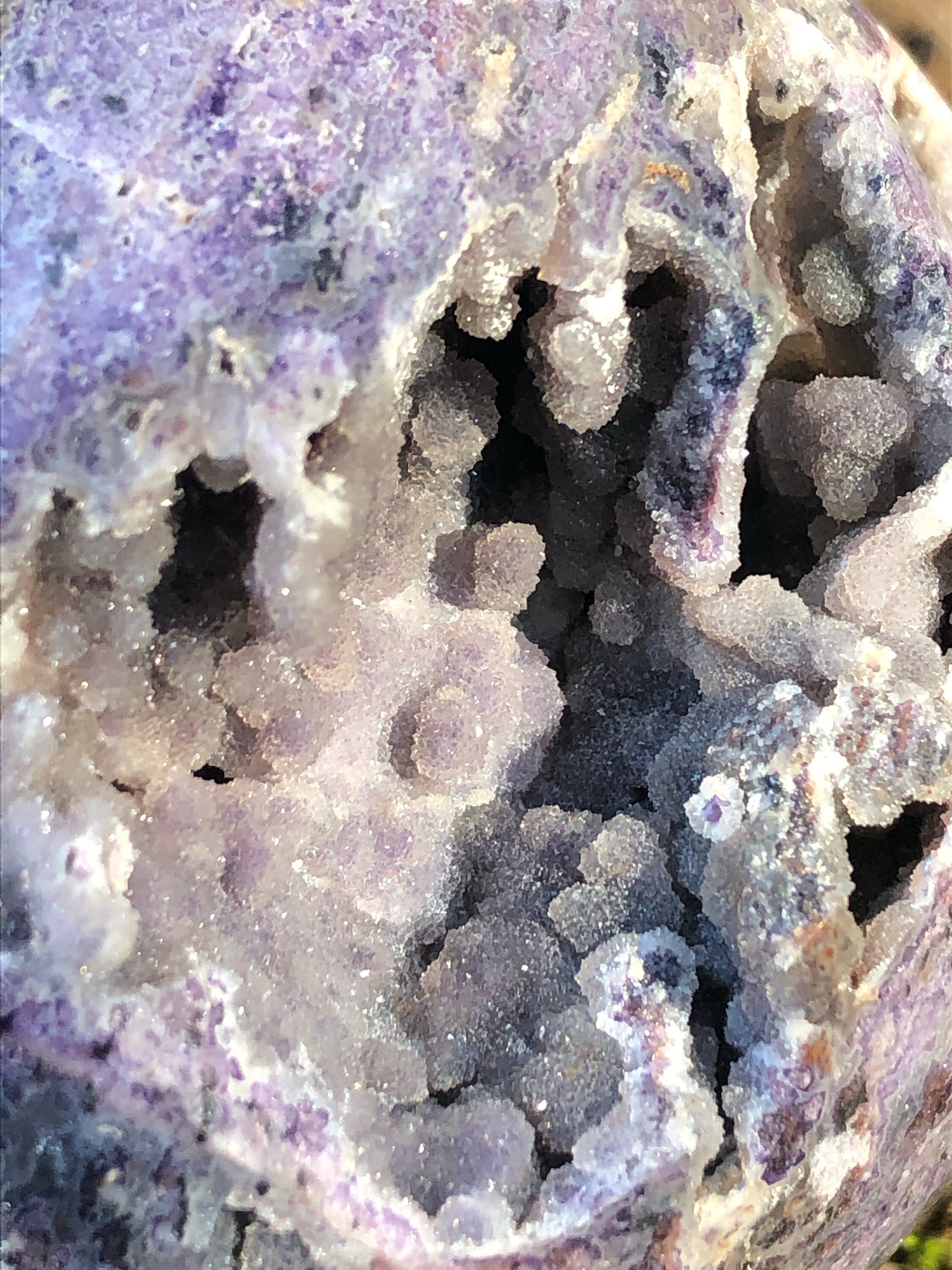 Large Druzy Sphalerite Sphere Purple Sphalerite Sphere | Etsy