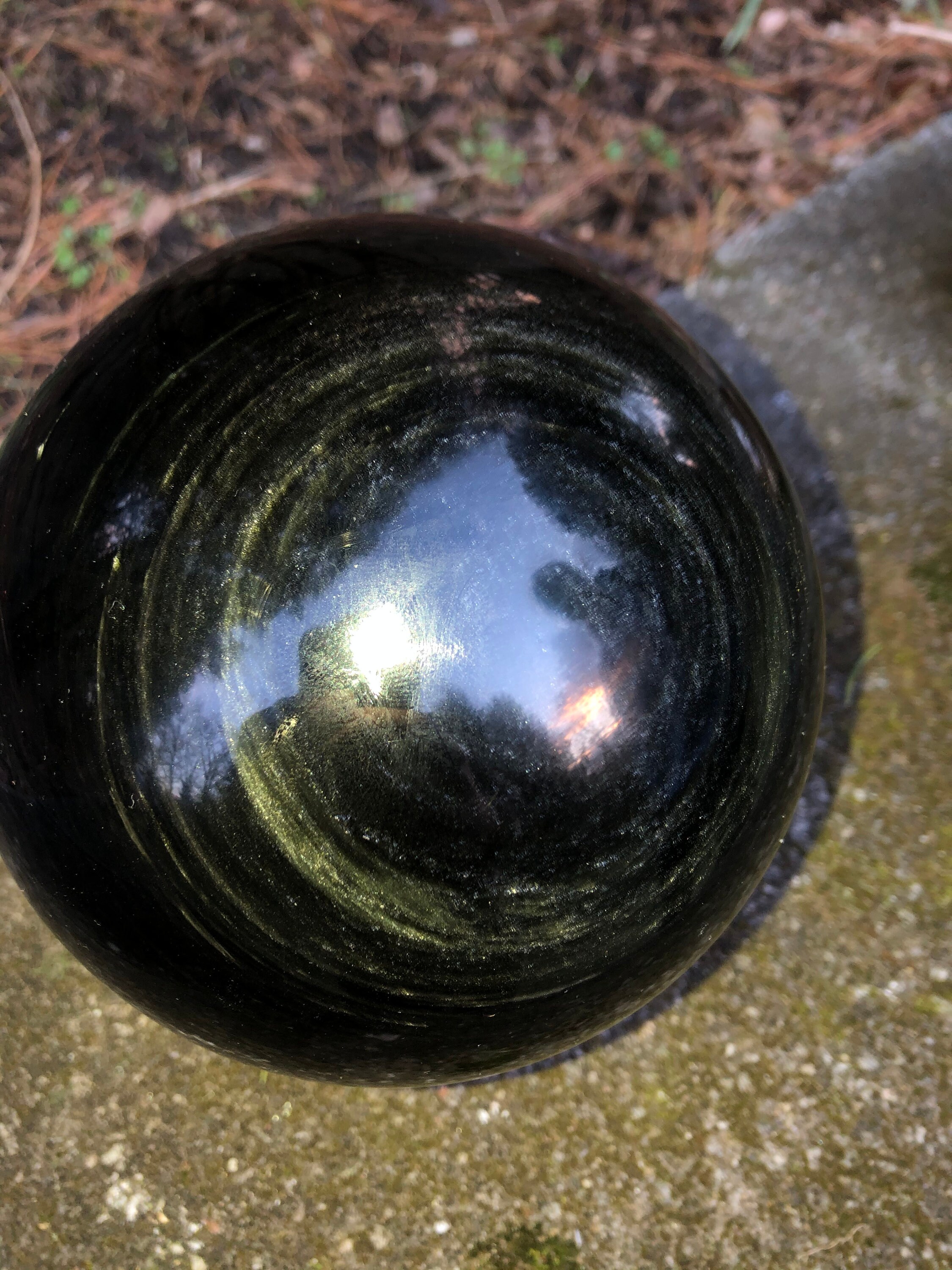 XL Gold Sheen Obsidian Sphere, Big Golden Obsidian Crystal Ball - Etsy ...