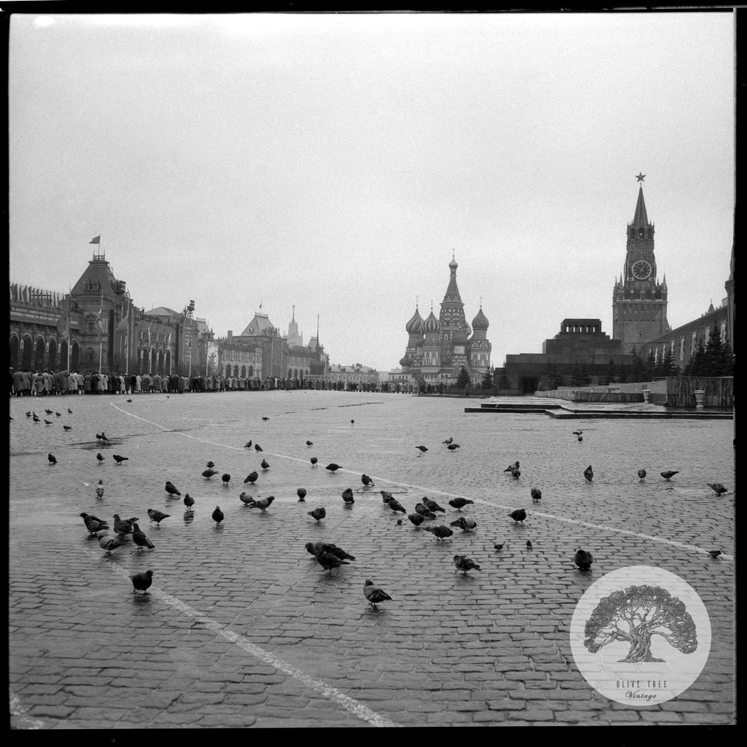 Roter Platz Moskau Foto: 1954 Grab von Staub, schwarz-weiß (Digitaler ...