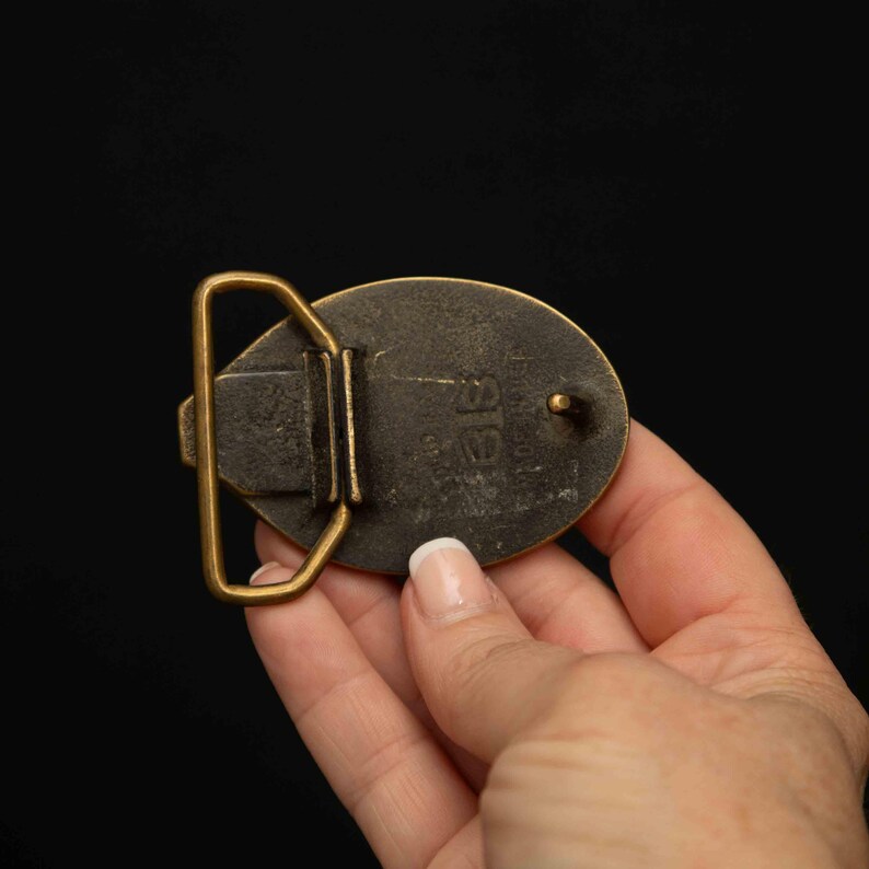 Vintage Brass "tennis" Belt Buckle - Retro Racket Design, Made in USA ...
