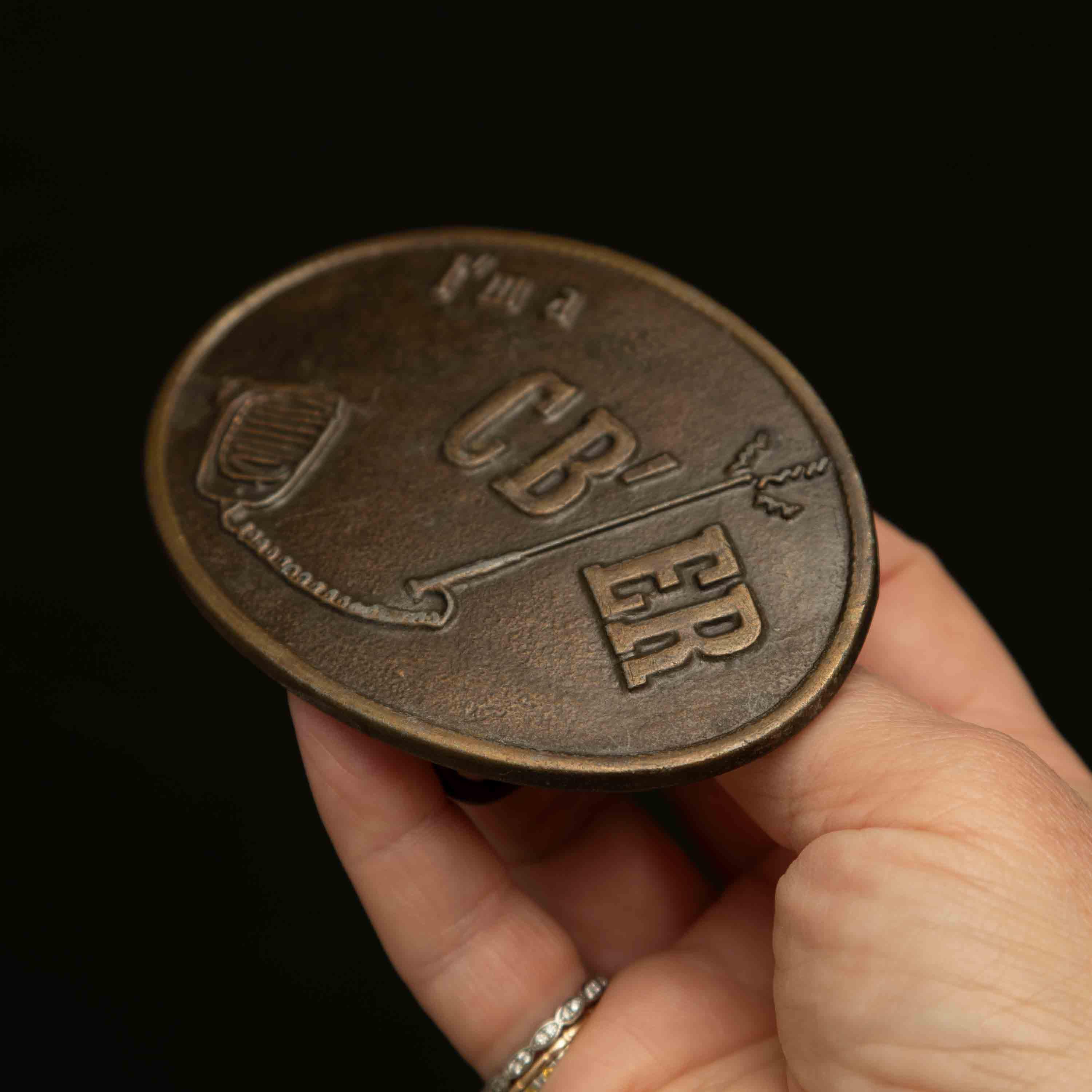 Vintage CB Radio Belt Buckle "i'm a Cb'er" - Etsy