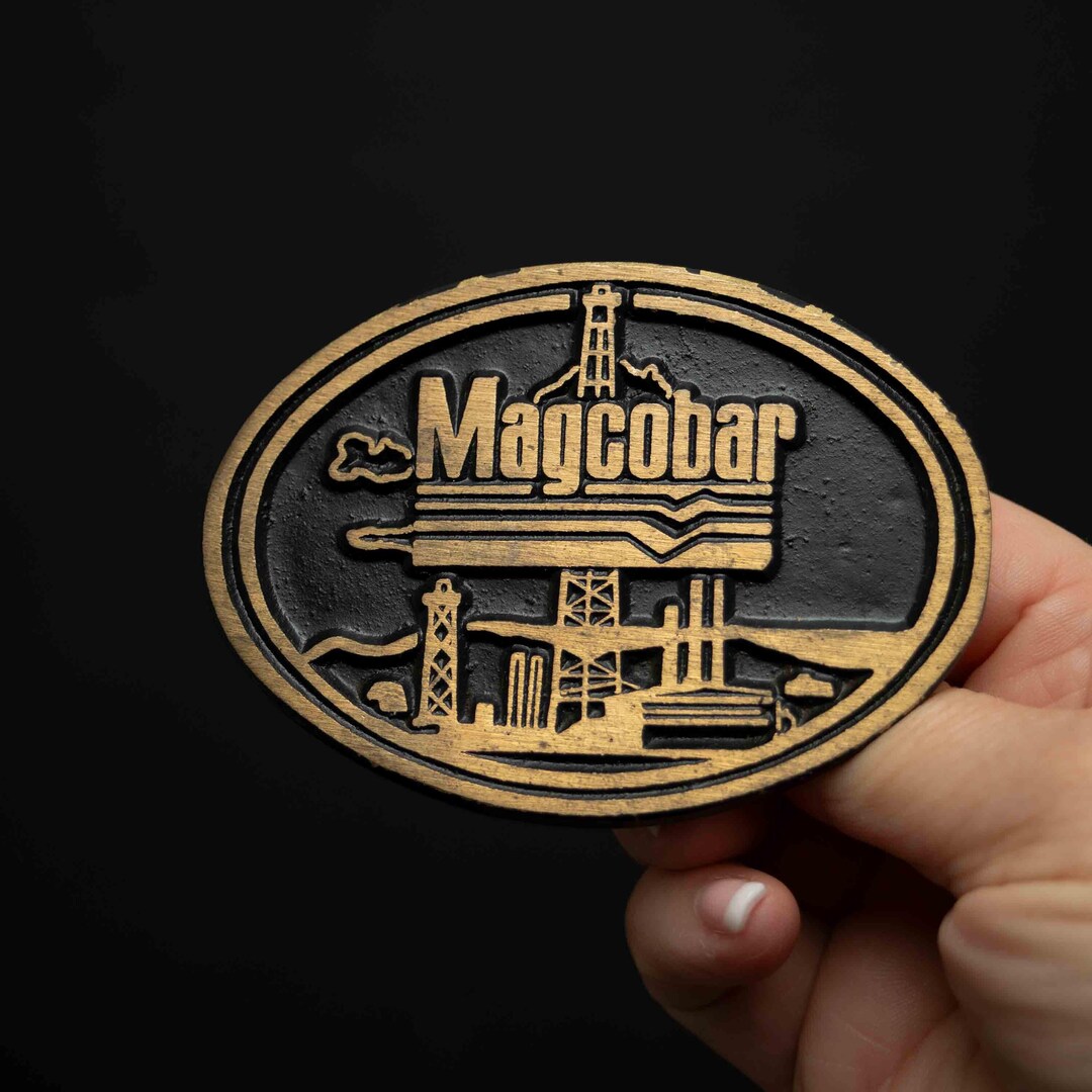 Vintage Magcobar Drilling Fluids Belt Buckle - Oilfield Roughneck ...