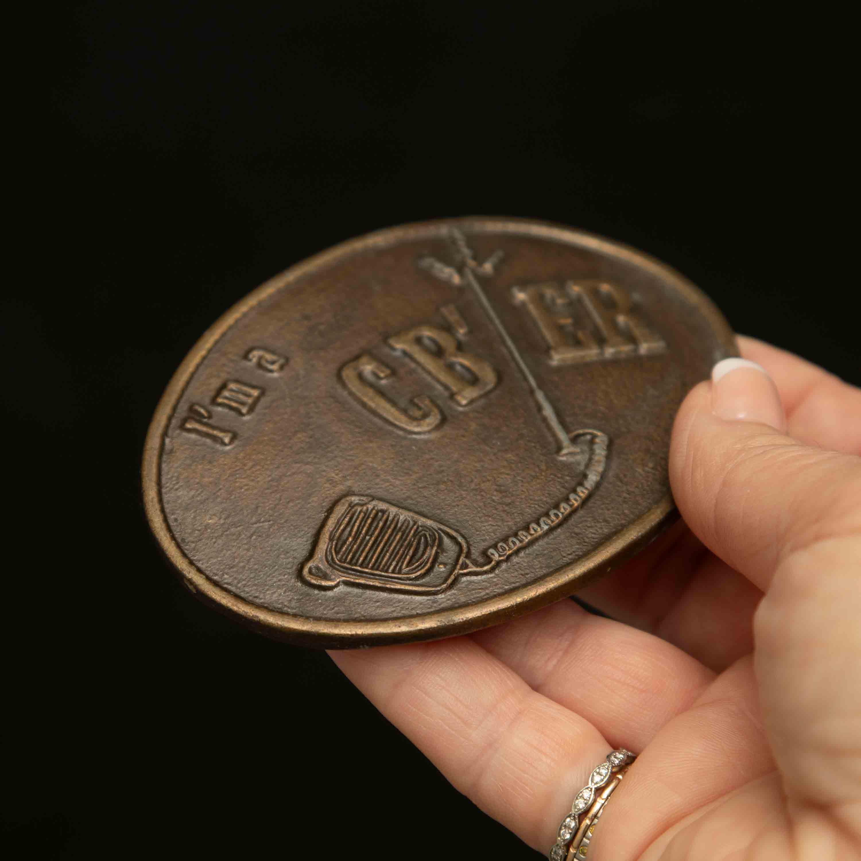 Vintage CB Radio Belt Buckle "i'm a Cb'er" - Etsy