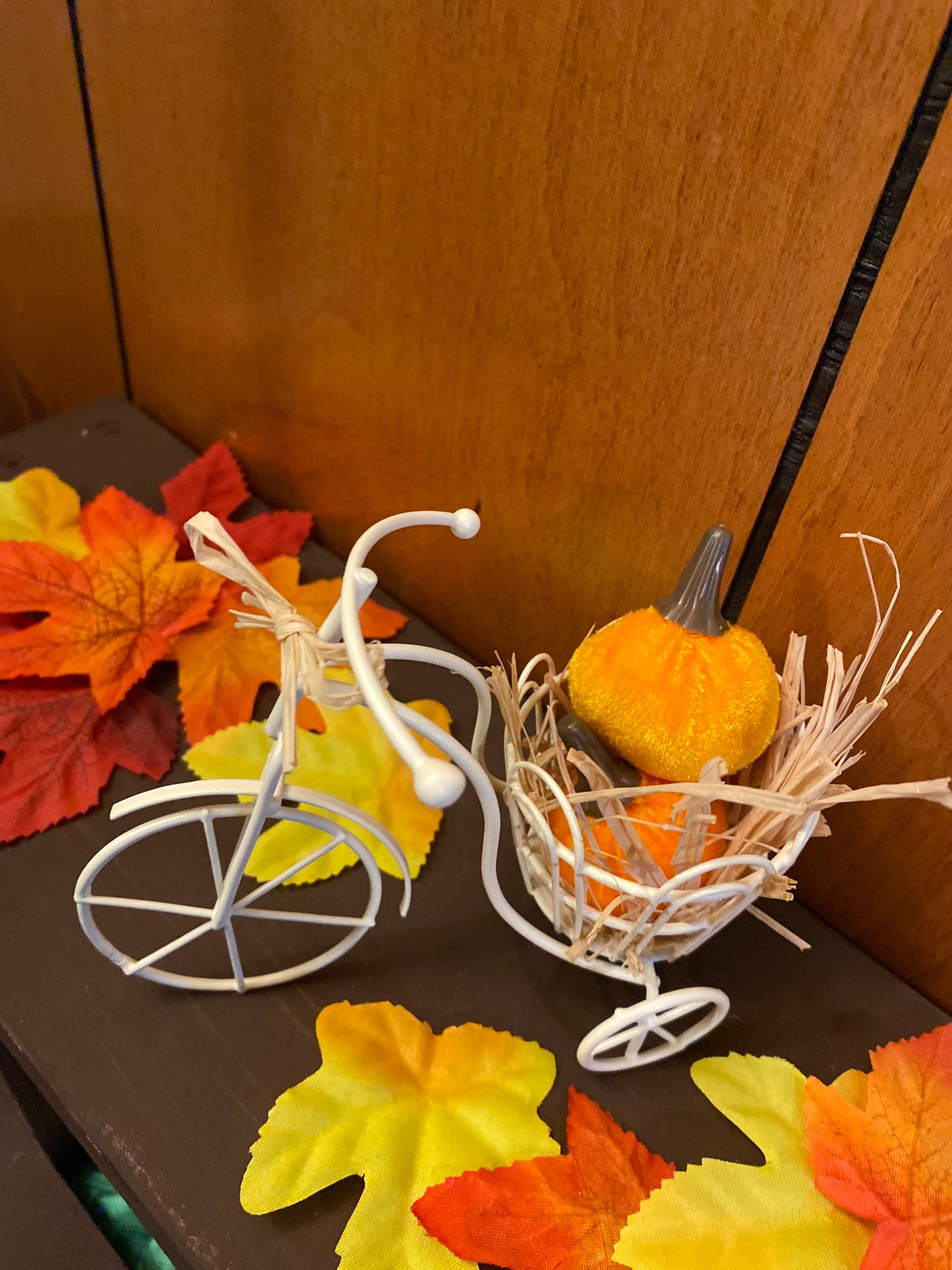 Metal Bicycle Decor Bicycle Centerpiece Fall Decor Pumpkin - Etsy