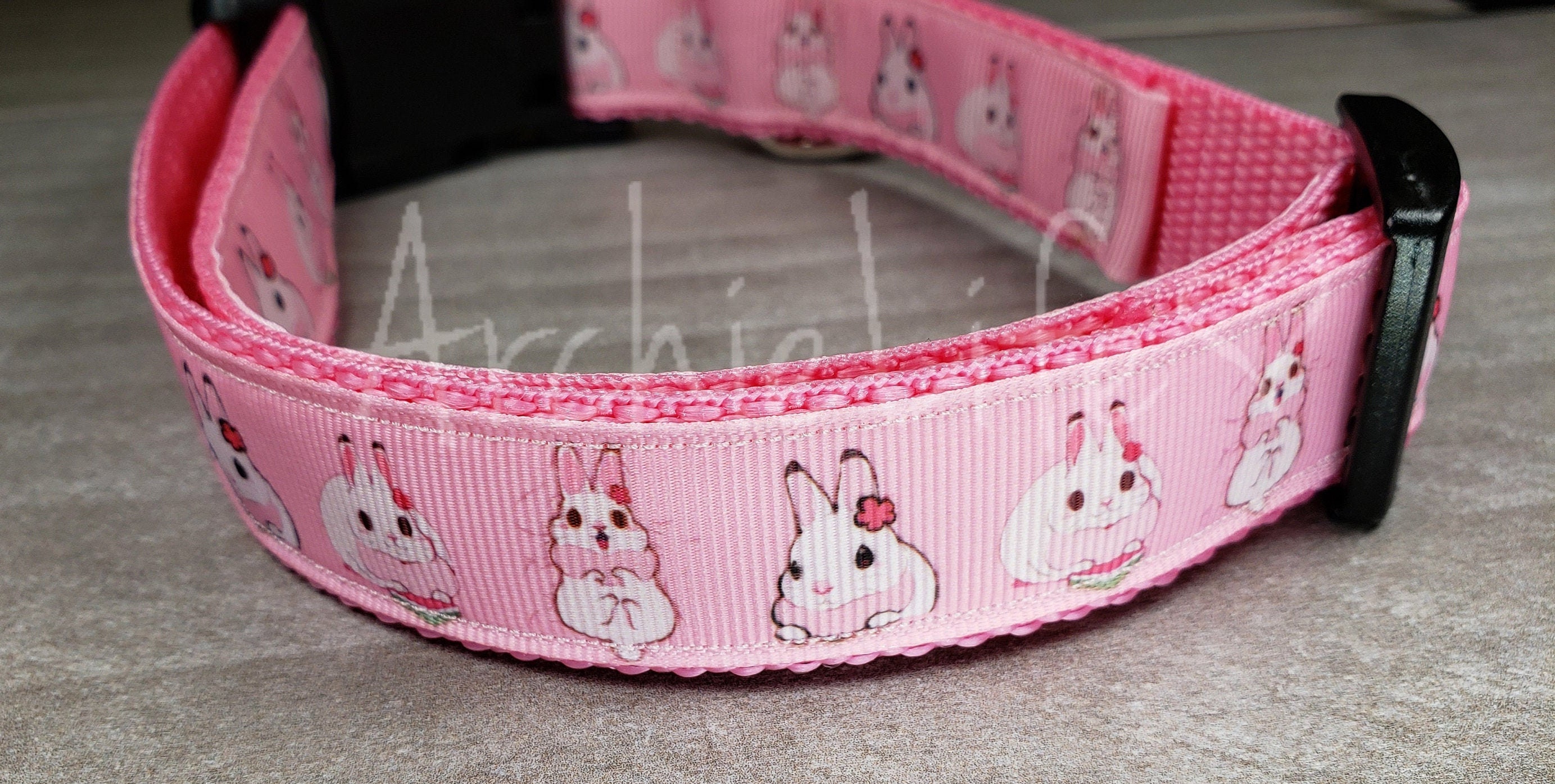 The Pink Bunny Collar | Etsy