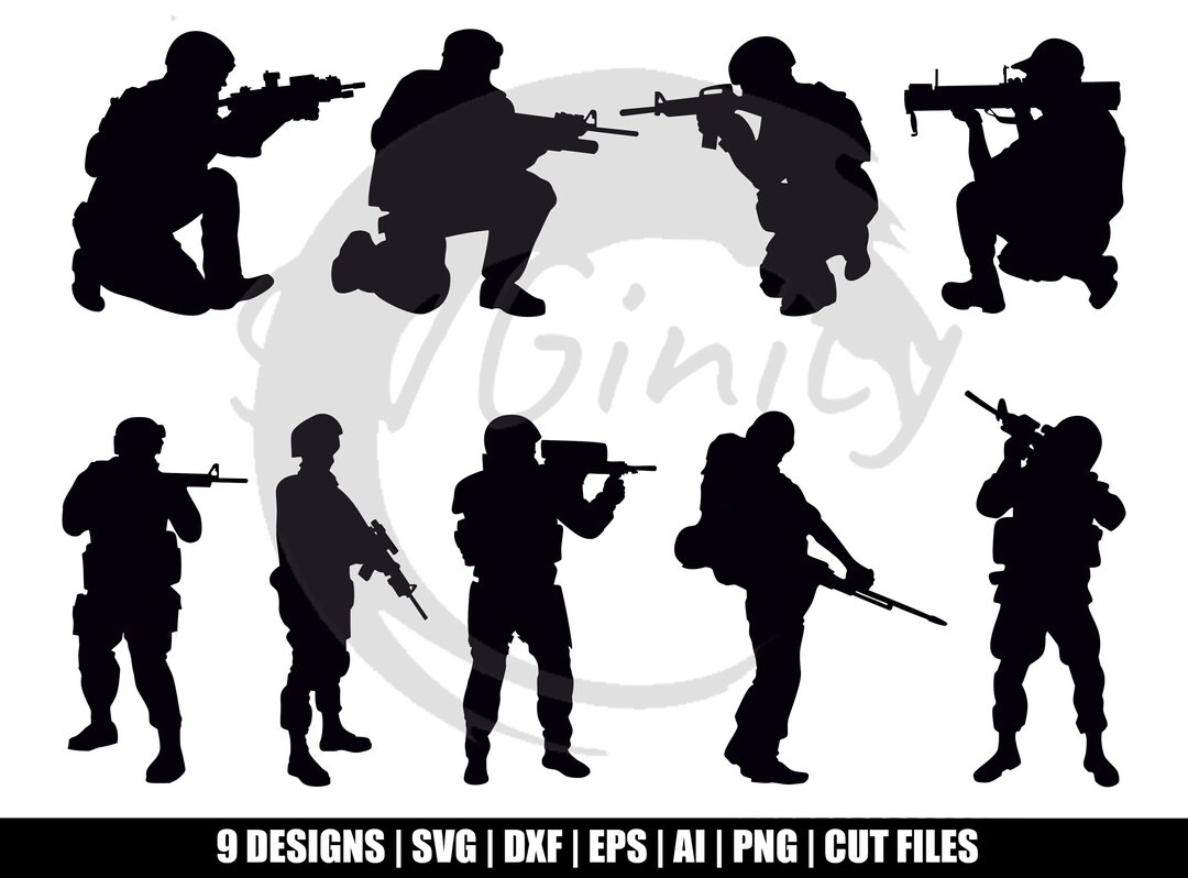 US Army SVG Bundle Soldier Svg File Military SVG United States Army Cut ...