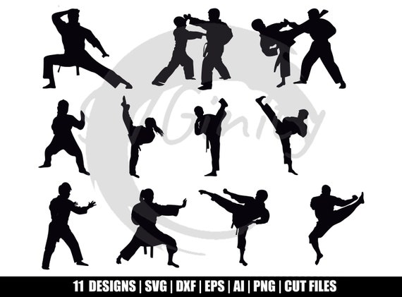 Karate SVG Karate Cut Files Karate Kid Svg für Cricut | Etsy